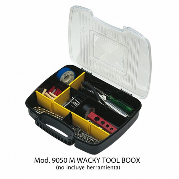 Compre su ORGANIZADOR SABLON 9050M TOOL BOX TRANSPARENTE NEGRO por MXN ...