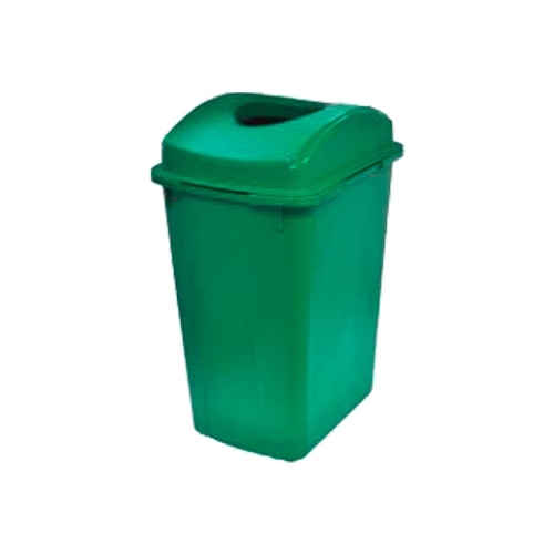 Compre su CESTO RECTANGULAR SABLON 8366VD DE PLASTICO COLOR VERDE CON ...