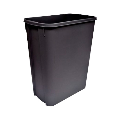 Compre su CESTO SABLON 8775NE DE PLASTICO NEGRO RECTANGULAR SIN TAPA DE 42L por MXN 298.35 | Vallen