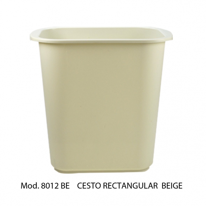 Compre su CESTO SABLON 8012BE RECTANGULAR BEIGE 13L por MXN 124.87 | Vallen
