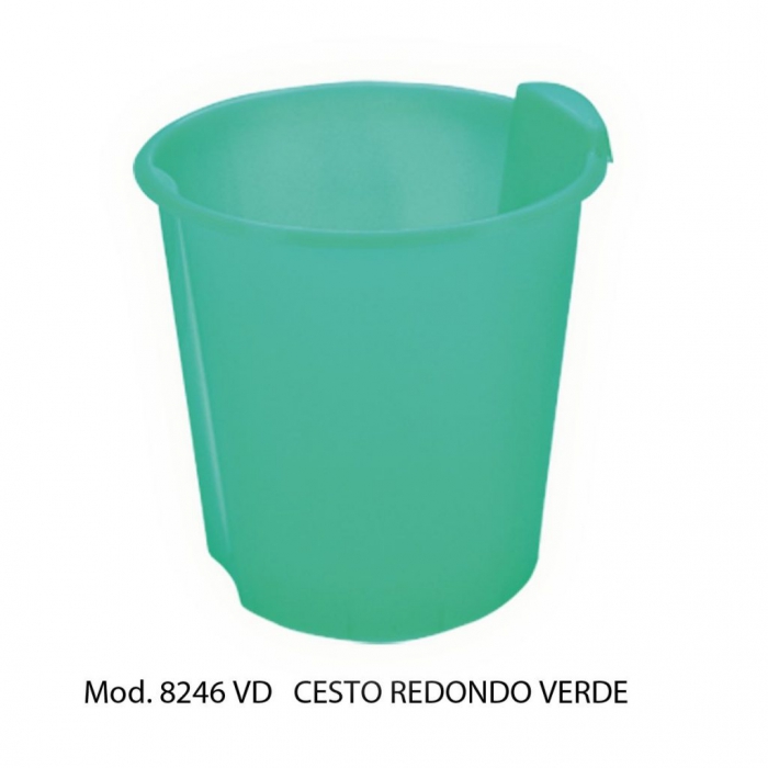 Compre su CESTO SABLON 8246VD REDONDO VERDE 12.5L por MXN 153.22 | Vallen