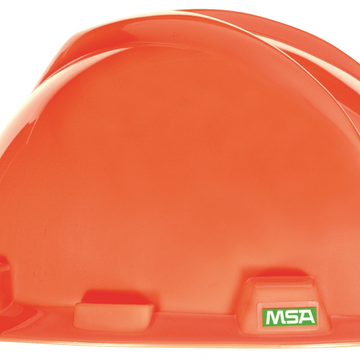 Compre su CASCO TIPO CACHUCHA MSA VGARD NARANJA HIVIS SUSPENSION ...