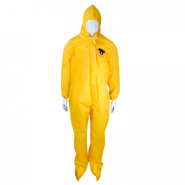 Compre su OVEROL LAKELAND CHEMMAX 1 COSTURA REFORZADA AMARILLO CCAPUCHA ...