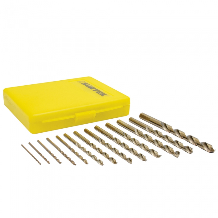 Compre su JUEGO SURTEK JBAV13 DE 13 BROCAS DE ACERO DE ALTA VELOCIDAD ...