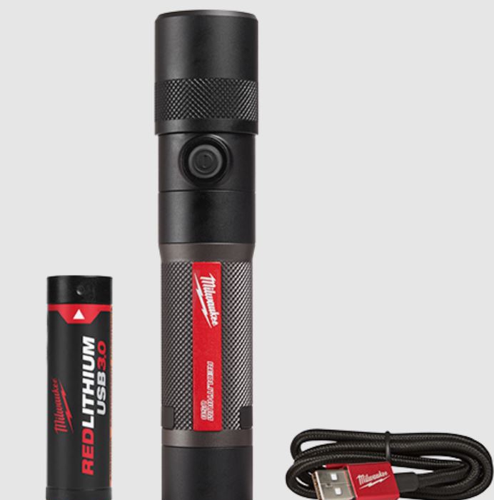 Compre su LINTERNA MILWAUKEE 216121 DE ENFOQUE GIRATORIO DE 1100 L RECARGABLE USB REDLITHIUM por ...