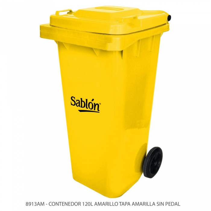 Compre su CESTO SABLON 8913AM 120L AMARILLO SPEDAL por MXN 1456.87 | Vallen