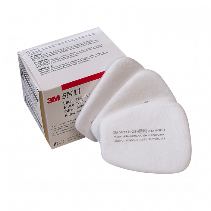 Compre su FILTRO 3M 5N11 N95 BLANCO P/PARTICULAS Y NEBLINAS SIN ACEITE ...