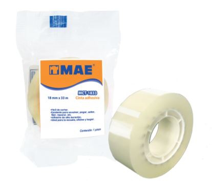 Compre su CINTA MAE MCT1833 ADHESIVA 18MM X 33M por MXN 11.23 | Vallen